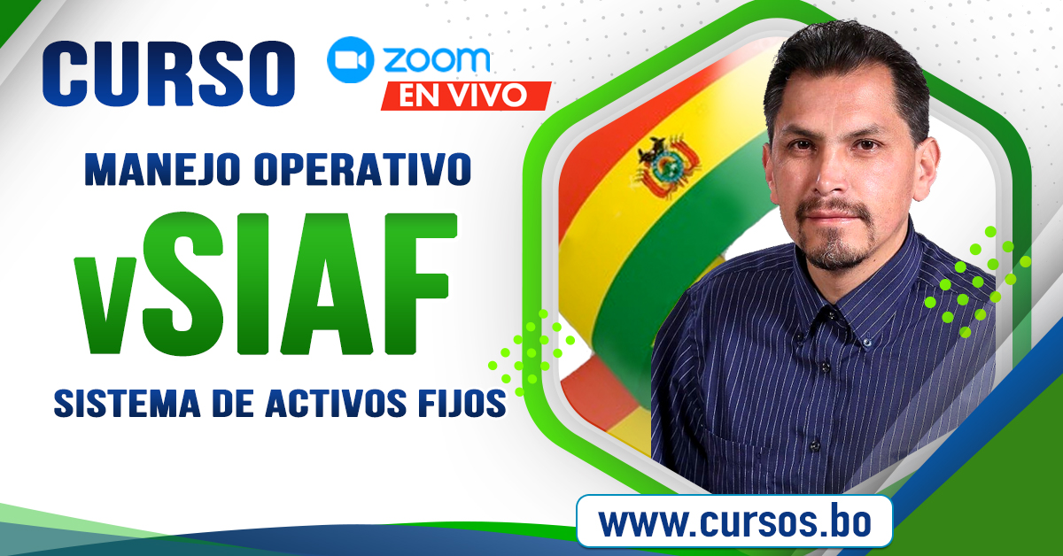 Curso vSIAF Sistema de Activos Fijos - ON LINE (EN VIVO)